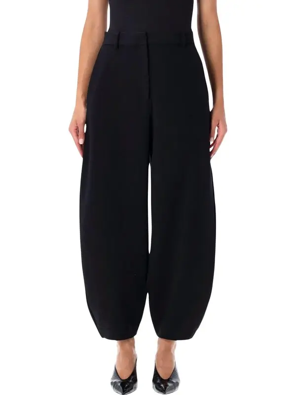 BY MALENE BIRGER High-waist Wide-leg Trousers - Nero