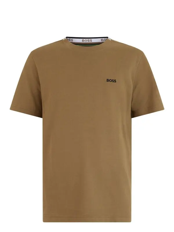 BOSS Classic Short-sleeve Cotton T-shirt - Brown