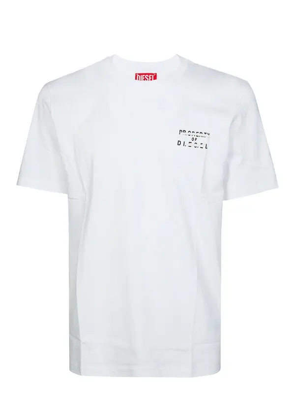 DIESEL® Adjustable Fit T-shirt For - Bianco