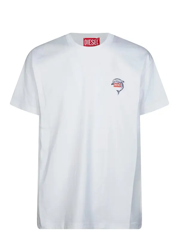 DIESEL® Mini Dolphin Graphic T-shirt - Bianco