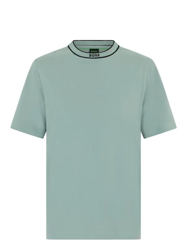 BOSS Classic Soft Cotton T-shirt For Short Sleeve - Green