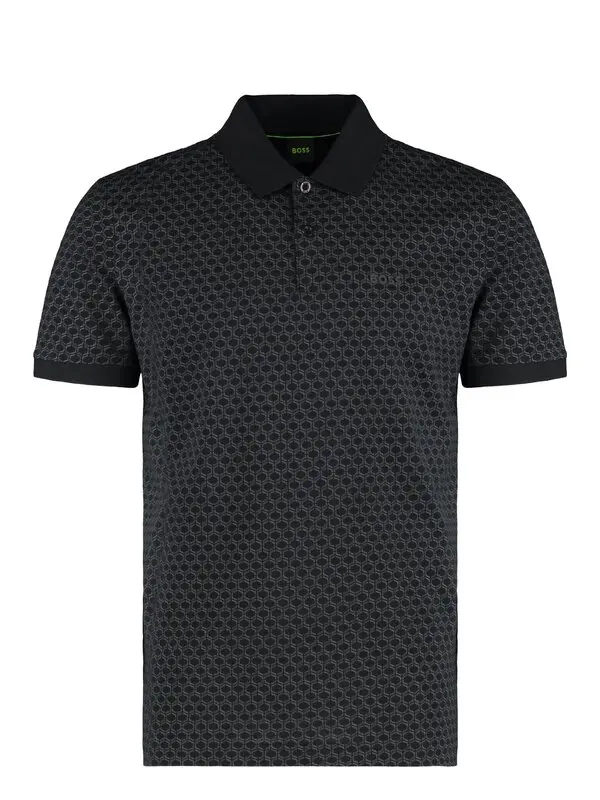 BOSS Classic Pique Cotton Polo - Black