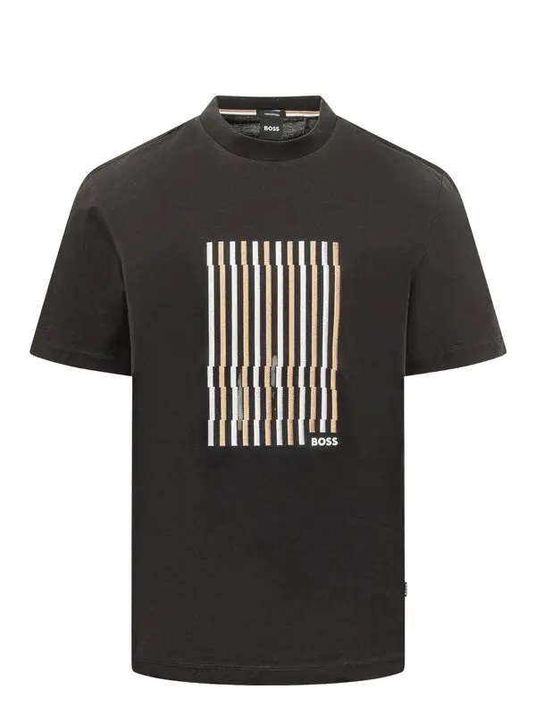 BOSS Stylish Graphic T-shirt - Black