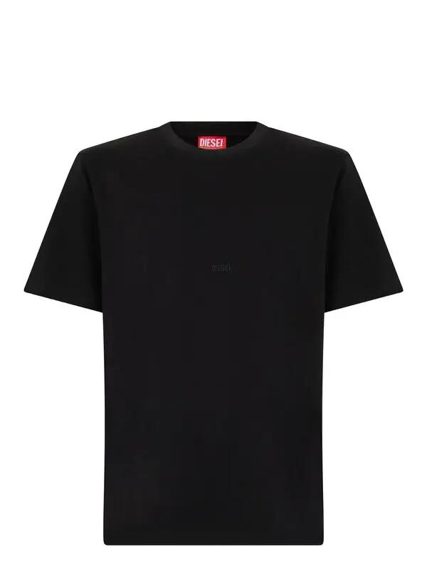 DIESEL® Soft Cotton Classic Short-sleeve T-shirt - Black