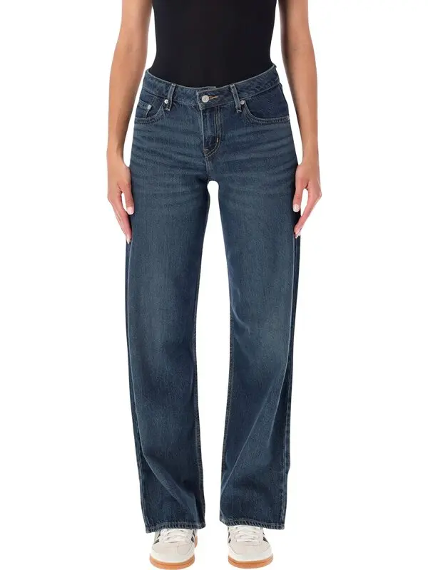 LEVI'S Low Loose Lightweight Low-rise Wide Straight Jeans - Blu