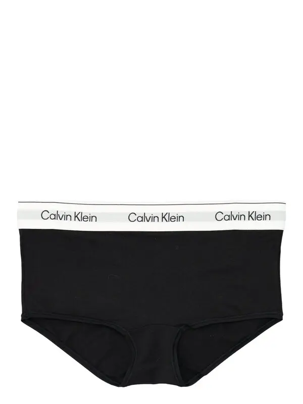 Calvin Klein Low-rise Cotton Modal Culotte For - Black