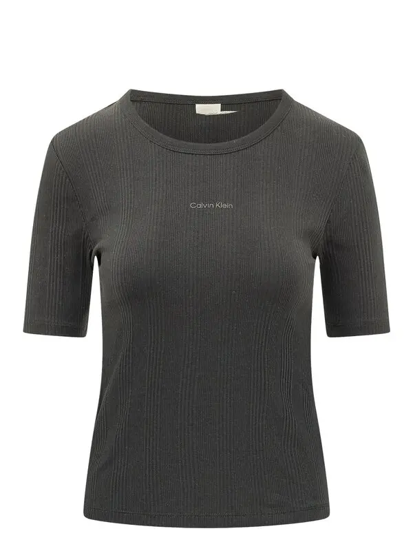 Calvin Klein Emblazoned T-shirt - Black