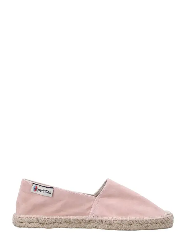 ESPADRILLES Soft Suede Slip-on - Pink