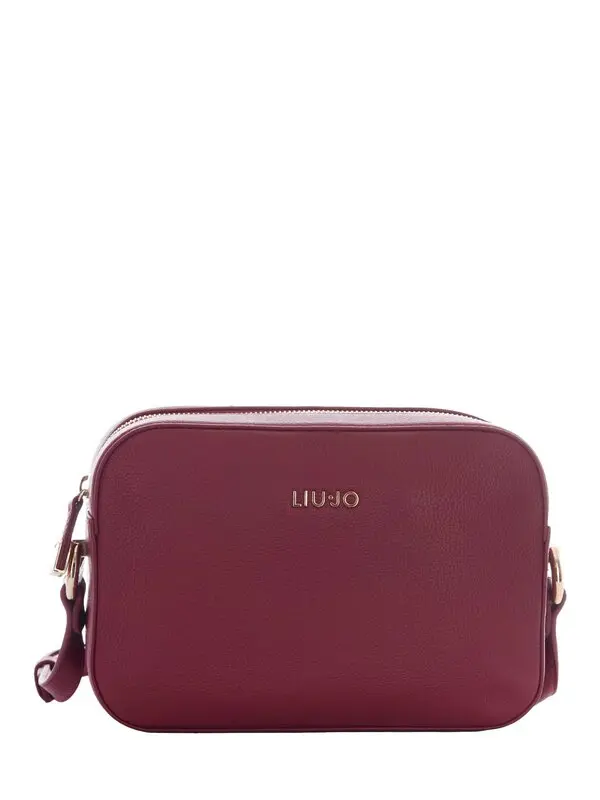 Liu Jo Mini Shoulder Bag In Brick-toned Pu - Brick Red