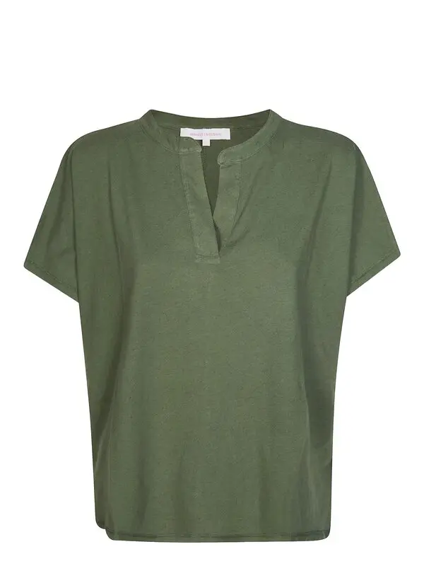 ABSOLUT CASHMERE. Absolut Cashmere Linen Polo Shirt - Verde