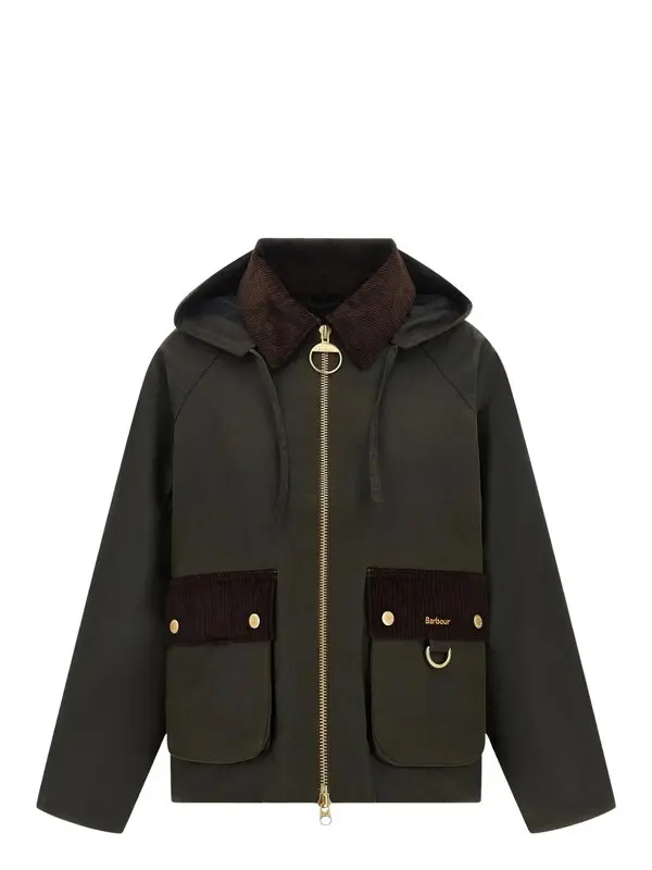 Barbour Hooded Utility Jacket - Green