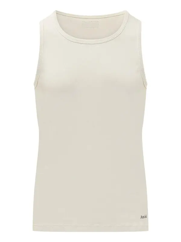 AMISH SUPPLIES Giro Neck Tank Top - Dyed Ecru