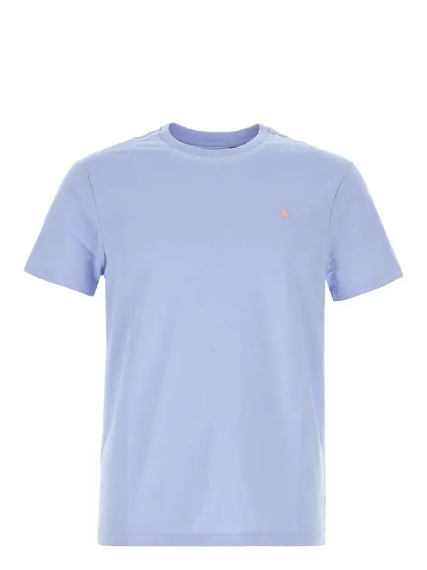 Polo Ralph Lauren Classic 100% Cotton T-shirt - Light Blue