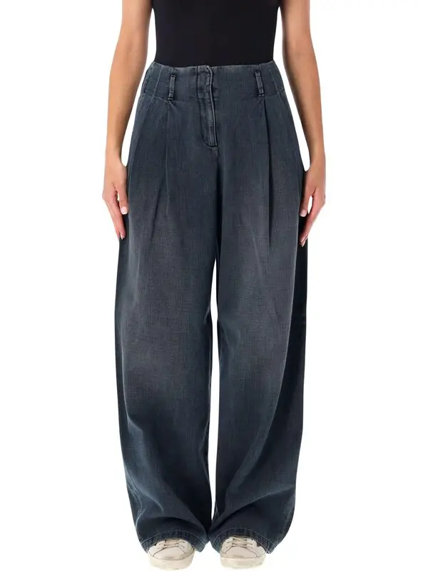 GOLDEN GOOSE High-waist Wide-leg Jeans - Blue