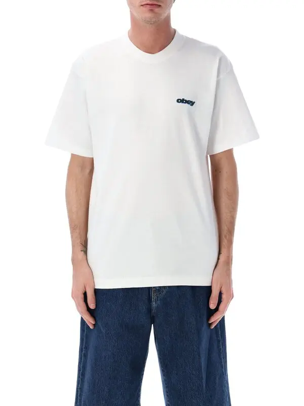 Obey Open Lips Graphic T-shirt Regular Fit - White
