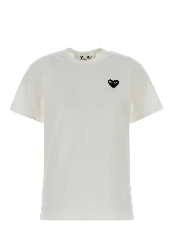 Play Comme Des Garcon Play Cotton T-shirt - White