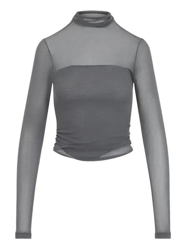 LEMAIRE Foulard-style Ballerina Top - Grey