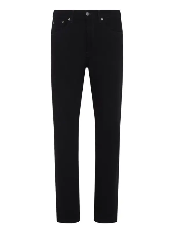 Acne Studios Straight Leg Jeans In Organic Cotton - Black