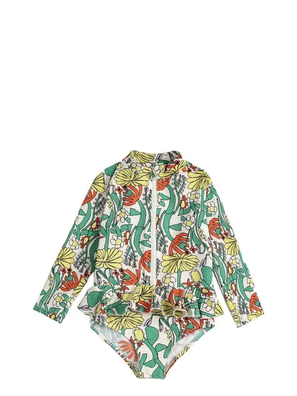 BOBO CHOSES Herbalist Mini Swim Overall - Multicolour
