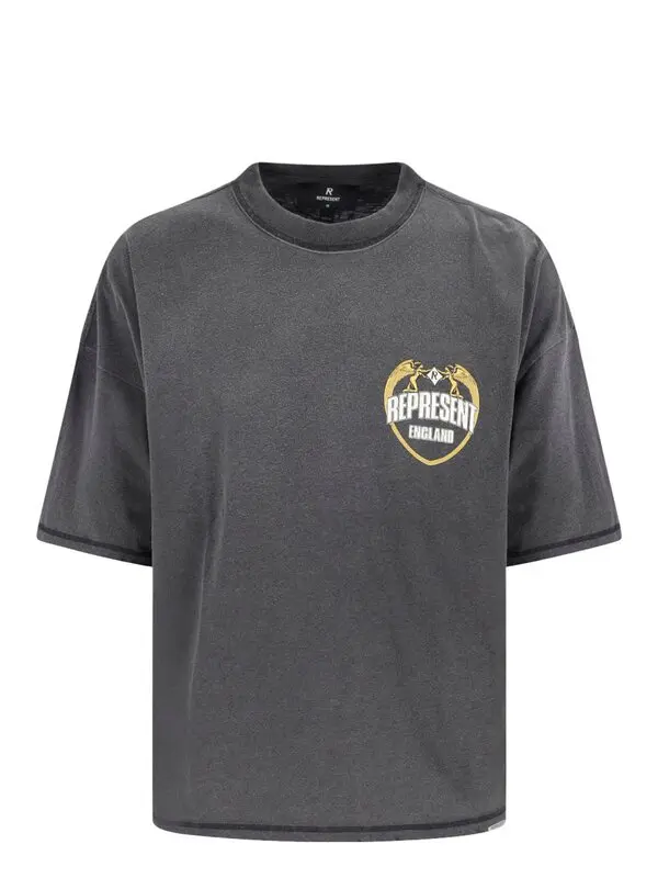 REPRESENT Hemp-cotton Essential T-shirt - Grey
