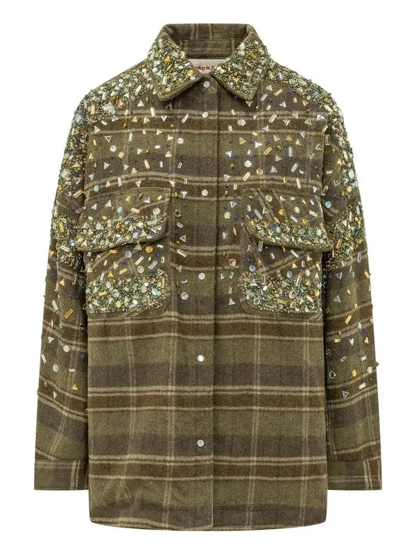 SPACE COWBOY Space-inspired Cowboy Appliqué Shirt - Design20