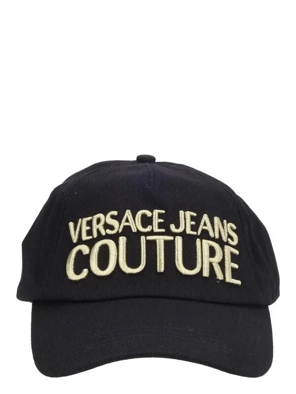Versace 100% Cotton Hat - Black