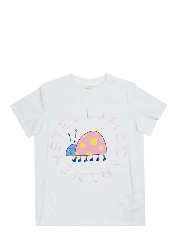 Stella McCartney Mini Coccinella Graphic T-shirt - Bianco