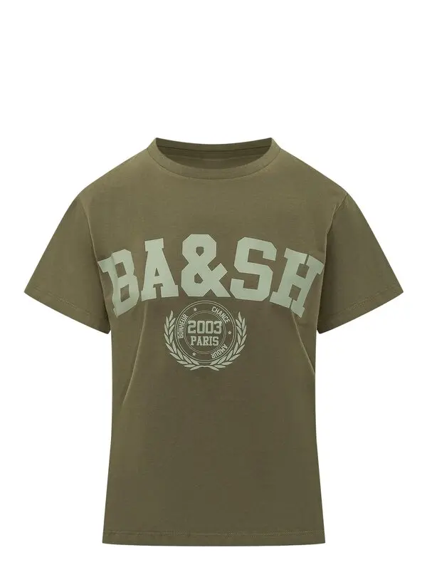 Ba&sh Ioni" Graphic T-shirt - Kaki