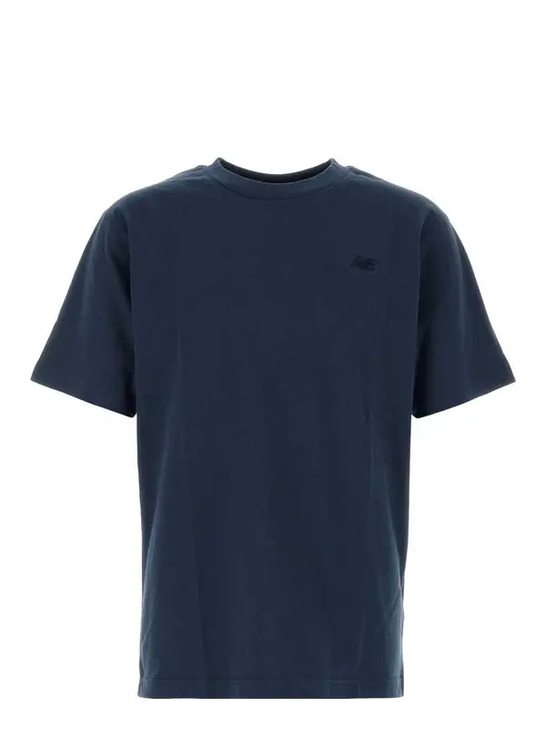 NEW BALANCE Cotton T-shirt - Blue