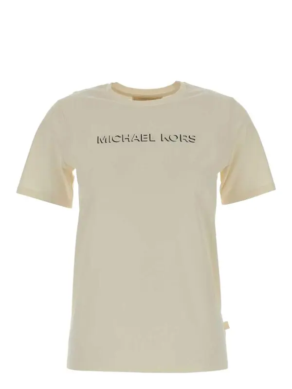 Michael Kors Cotton Crewneck T-shirt - Yellow