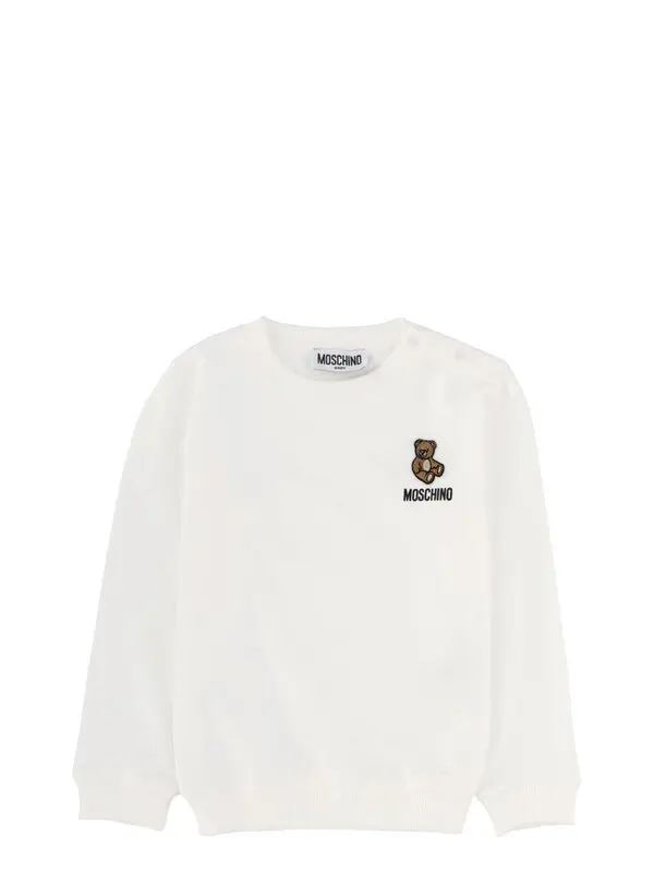 Moschino Teddy Bear" Cotton Sweatshirt - White