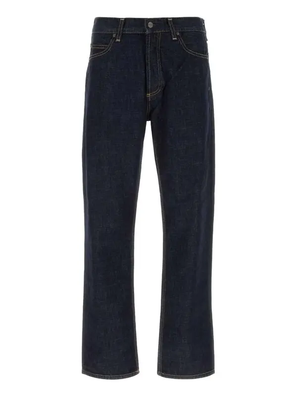 Carhartt Work In Progress Denim Marlow Pant In 100% Cotton - Blue