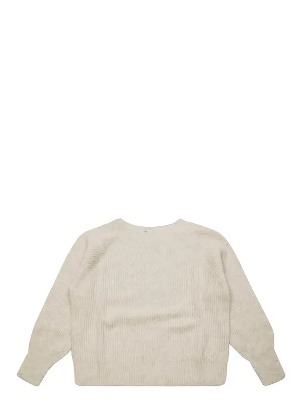 Dixie Mini Basic Sweater With Cuffs - Beige
