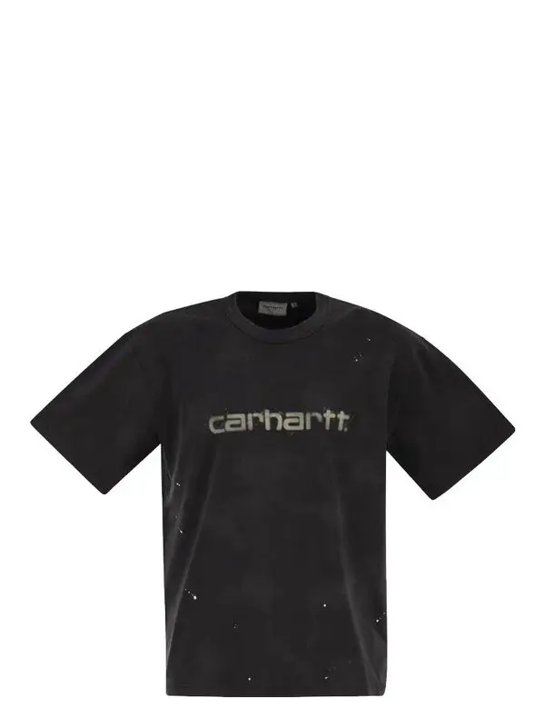 Carhartt Work In Progress S/s Painter Logo-print T-shirt - Black
