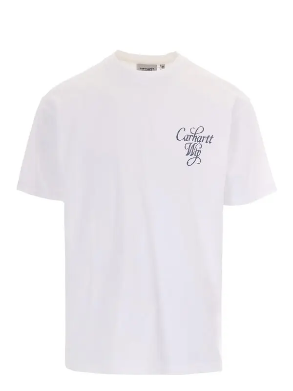 Carhartt Work In Progress Organic Cotton Single Jersey T-shirt For - White