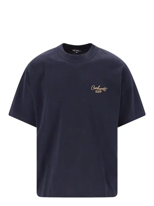 Carhartt Work In Progress Graphic Logo T-shirt - Blue