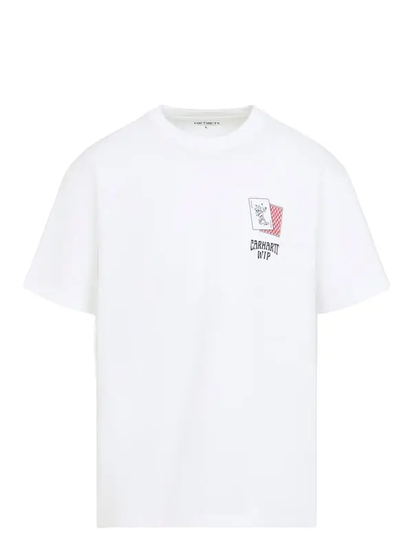 Carhartt Work In Progress Short Sleeve Cartoon-themed T-shirt For - White
