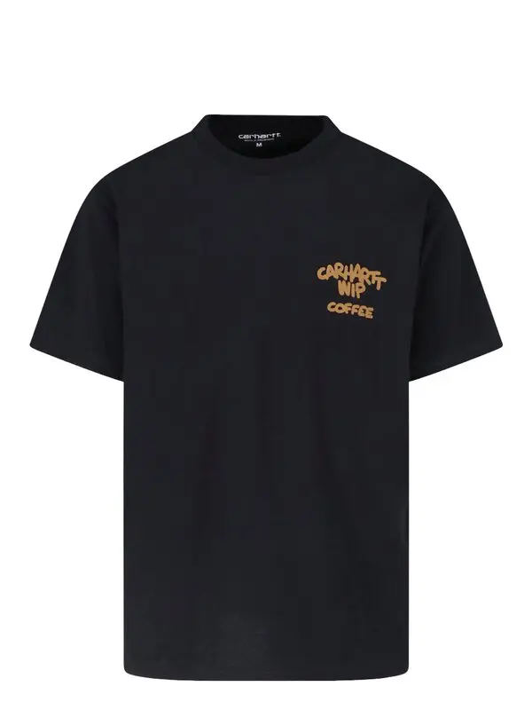 Carhartt Work In Progress Graphic Cotton T-shirt - Black