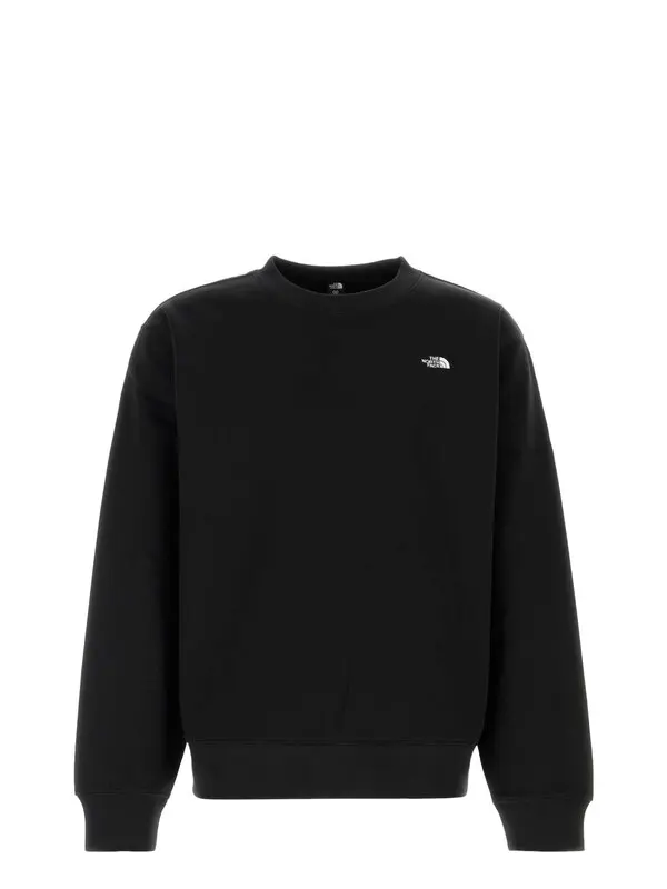 The North Face Cotton-blend Crewneck Sweatshirt With Logo - Black