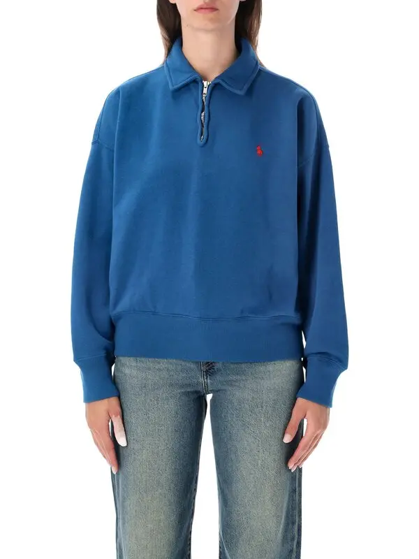 Polo Ralph Lauren Relaxed Half-zip Polo Sweatshirt - Blue