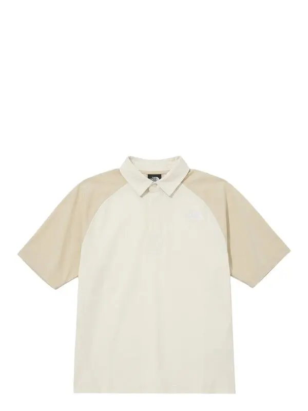 The North Face Rethexed Rugband Polo Short-sleeve Tee For - Whitedesrt