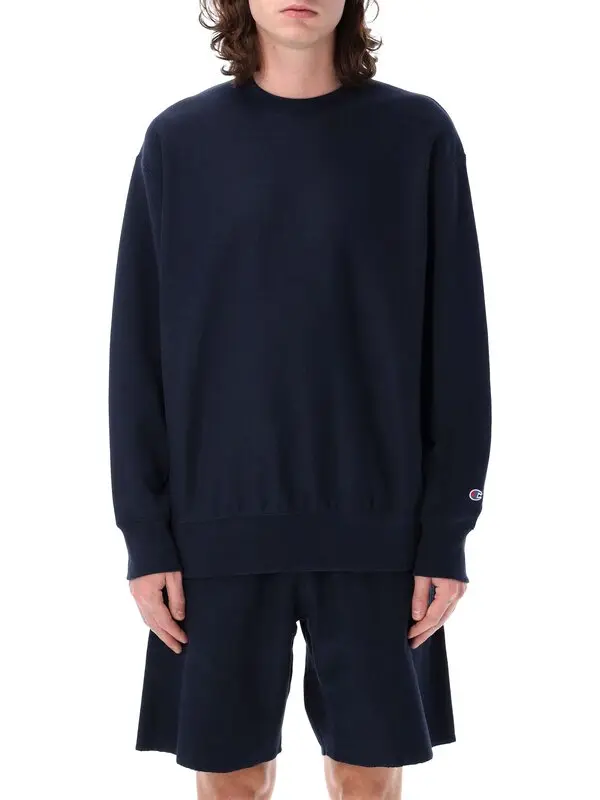 Champion Heavyweight Reverse Weave Sweatshirt For - Blue