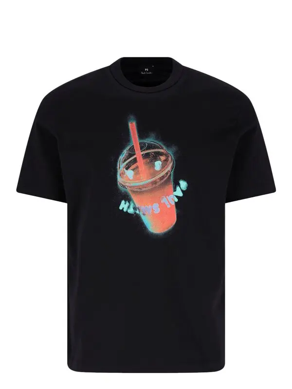 Paul Smith 100% Organic Cotton T-shirt - Black