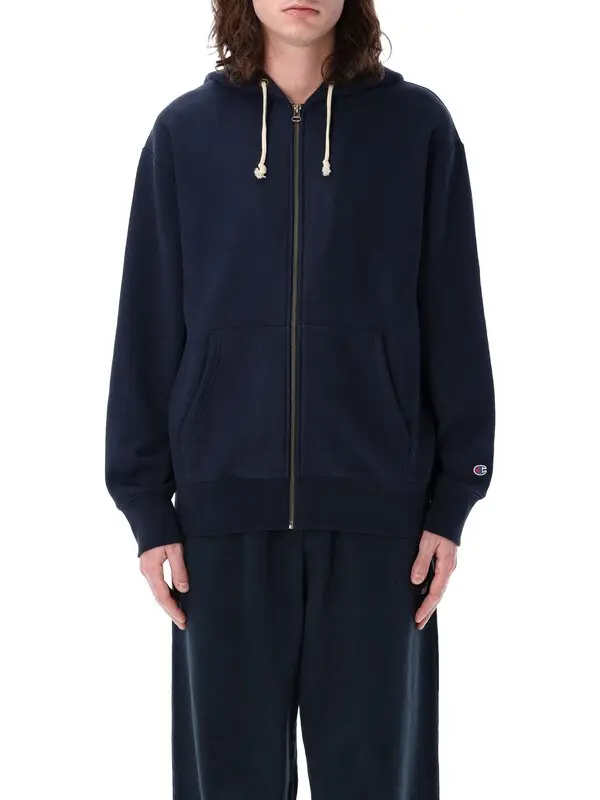 Champion Oversized Full-zip Hoodie Size - Blue