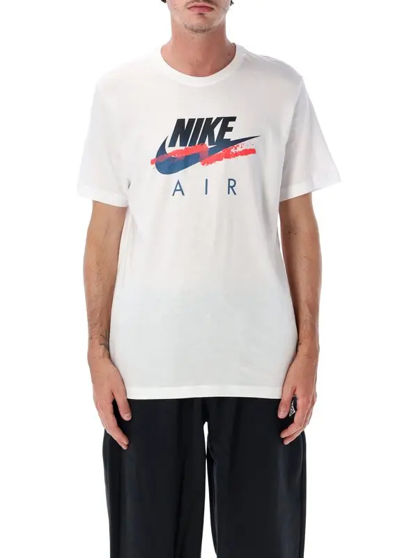 Nike Dna Futura Graphic T-shirt With Air-inspired Front Print - Bianco
