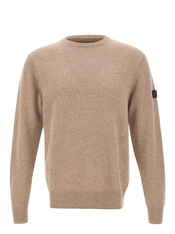 Peuterey Merino Wool & Yak Blend Sweater - Beige