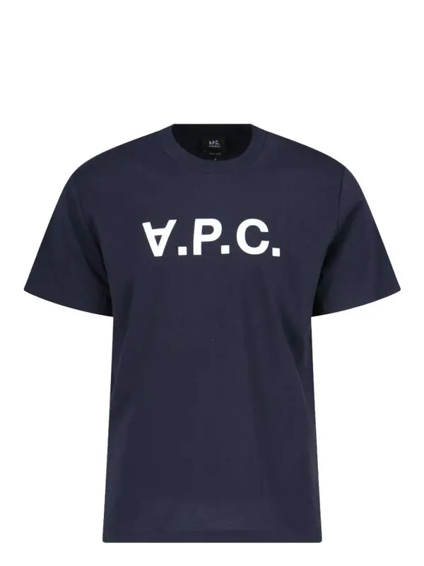 A.p.c. 100% Organic Cotton T-shirt - Blue