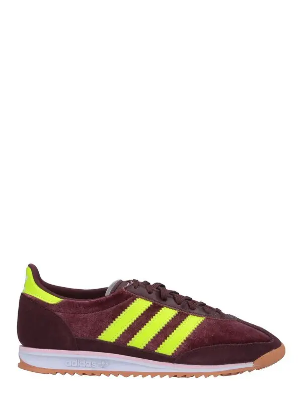 Adidas Bright Leather Sneakers - Red