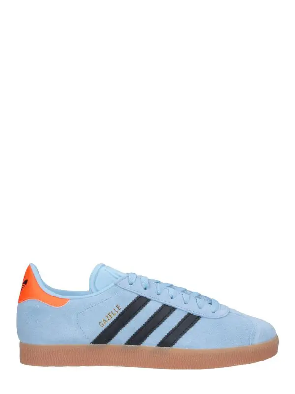 Adidas 100% Suede Sneakers With Textured Gum Sole - Blue