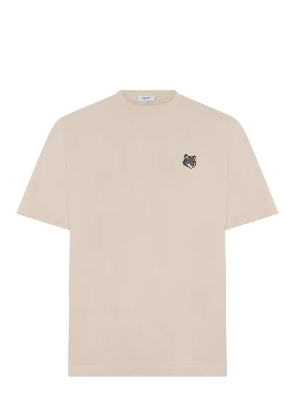 Maison Kitsuné Classic Short Sleeve Essential T-shirt - Beige